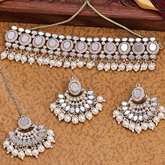 Classy Jewellery Set for Women - Dazzling Pearl